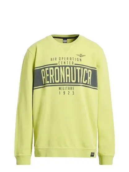 AERONAUTICA MILITARE Cotton French Terry Sweatshirt - Green