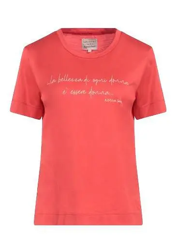 ALESSIA SANTI Printed Cotton Jersey T-shirt - Red