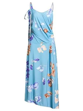 LEONARD PARIS Maxi Dress Light Polyamide - Blue