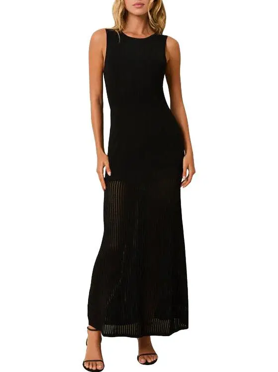 Solid & Striped Lucerne Sleeveless Maxi Dress - Noir