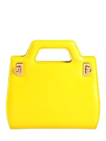 FERRAGAMO Wanda Mini Handbag - Yellow