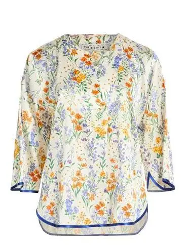 SHIRTAPORTER Floral-print Top - White