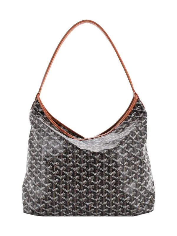 GOYARD Boheme Hobo Coated Canvas - Black