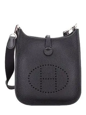 Hermès Evelyne Bag Gen Iii Clemence Tpm - Black