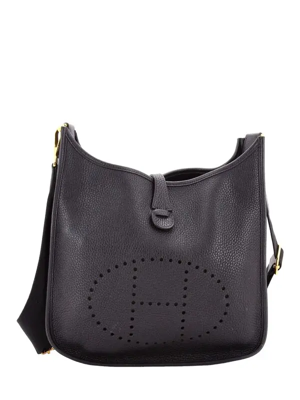 HERMES Evelyne Bag Gen Iii Clemence Pm - Noir