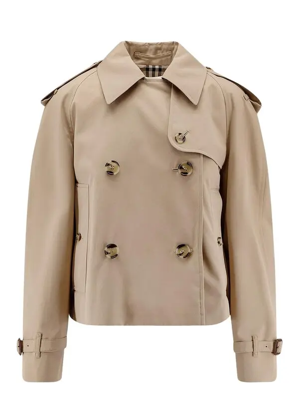 Burberry Haltye Organic Cotton Waterproof Jacket - Beige