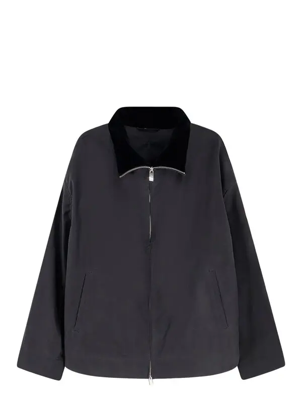 TOTEME Organic Cotton Jacket - Black