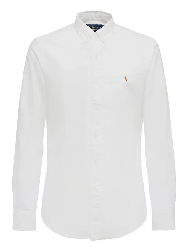 Polo Ralph Lauren Slim Fit Cotton Shirt - White
