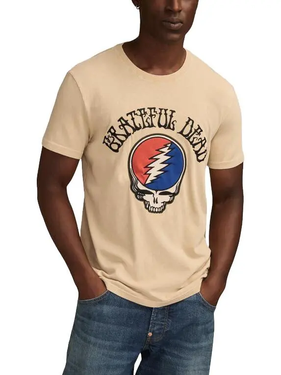 Lucky Brand Grateful Dead Embroidered T-shirt - Frosted Almond