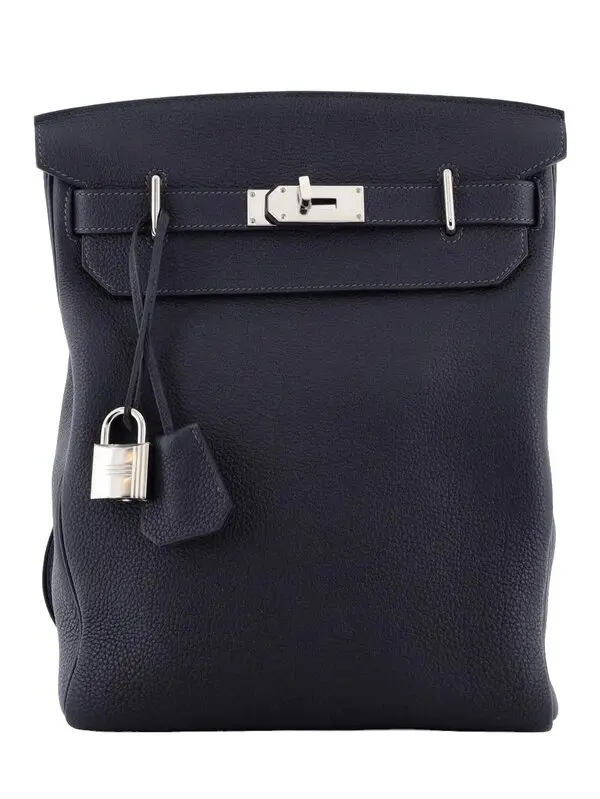 HERMES Hac A Dos Backpack Togo Gm - Bleu Nuit
