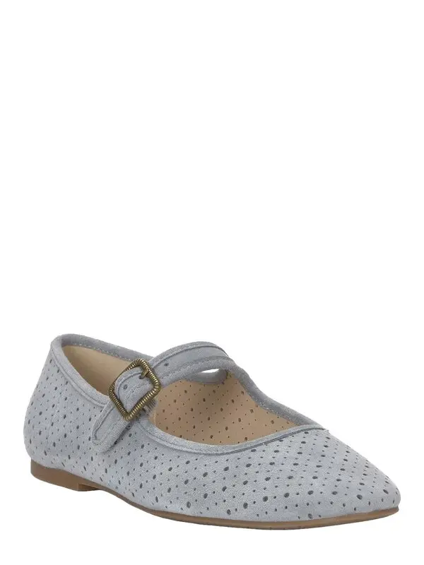 Lucky Brand Mary Jane Flat - French Grey Suede