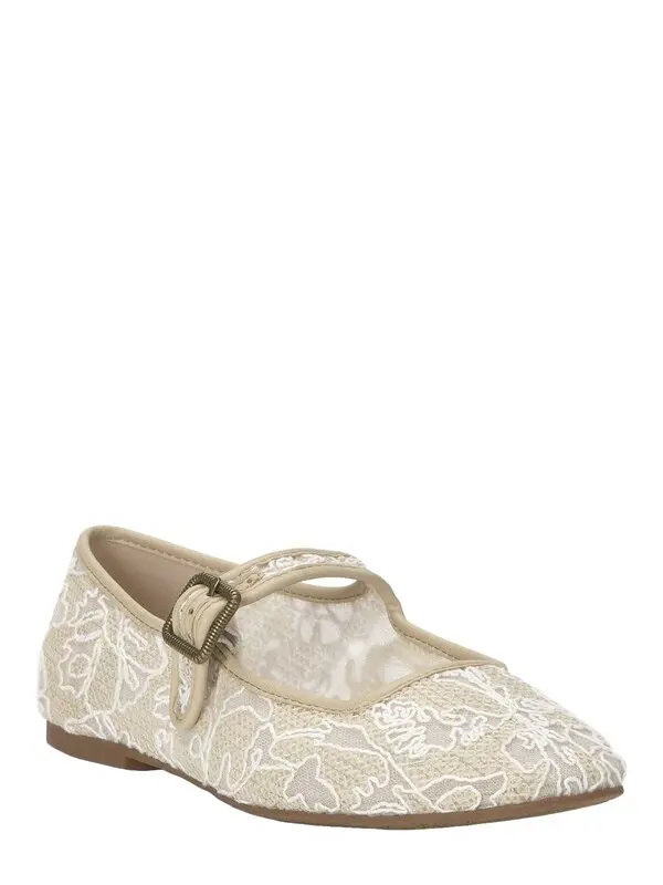 Lucky Brand Mary Jane Flat - Natural/natural
