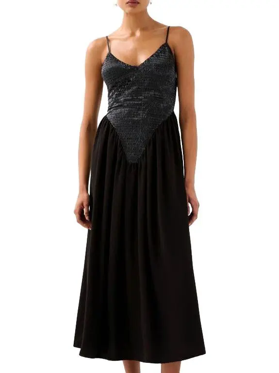 SCALPERS Beads Dress - Black