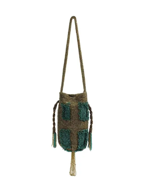SCALPERS Parsac Beads Mini Bag - Greengold