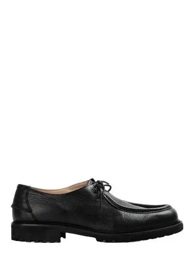 SCALPERS Cameron Leather Lace-up Shoes - Black