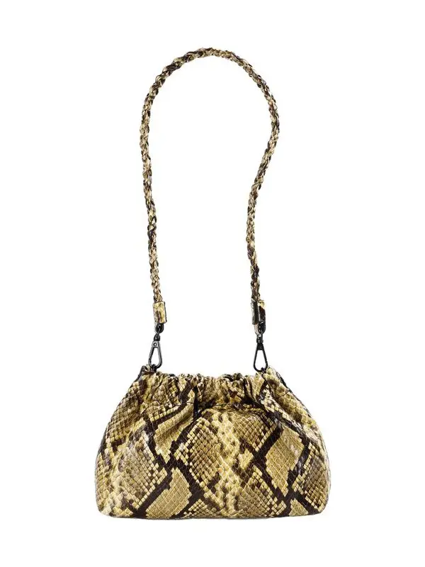 SCALPERS Animal Print Handbag - Snakeprint