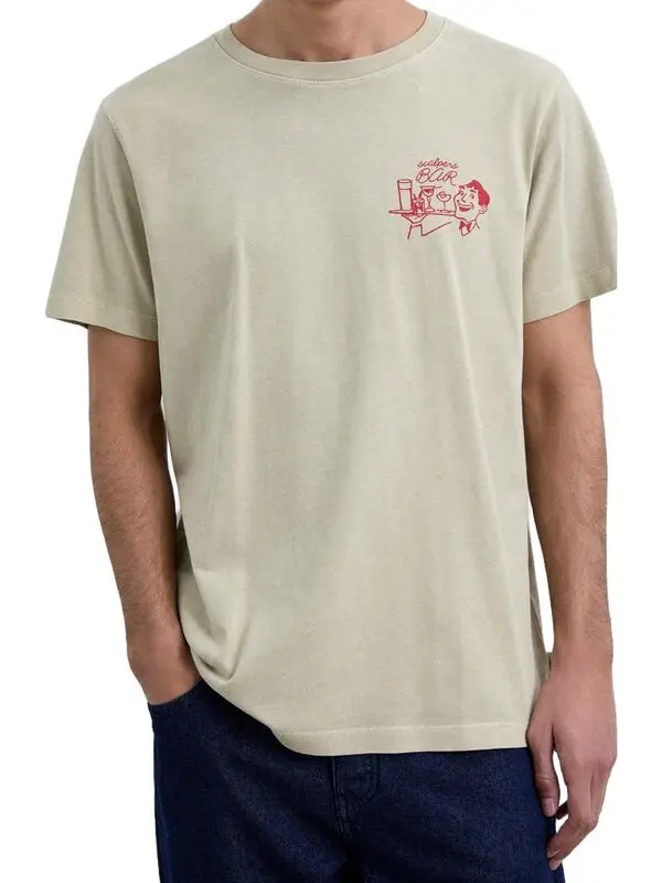 SCALPERS Waiter Tee - Taupe