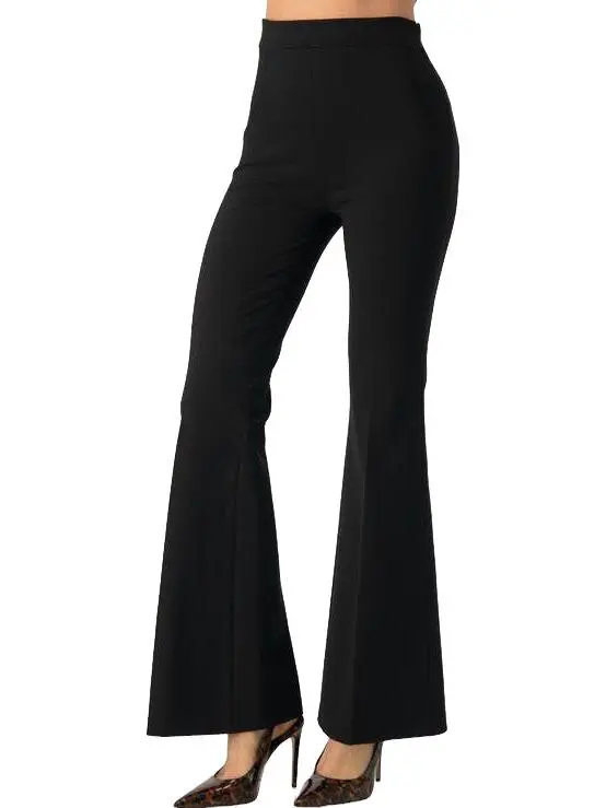 IVONNE Flared Trousers - Black