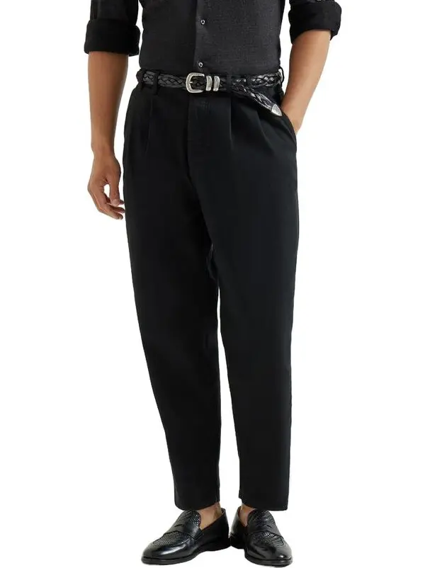 Brunello Cucinelli Lightweight Denim Trousers - Black