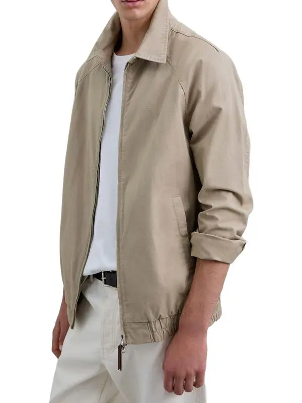 SCALPERS Basic Bomber Jacket - Taupe