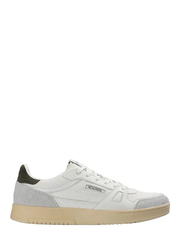 SCALPERS Tenismiles Sneakers - Whitekhaki