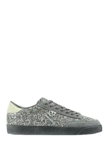 SCALPERS Suede And Glitter Sneakers - Grey