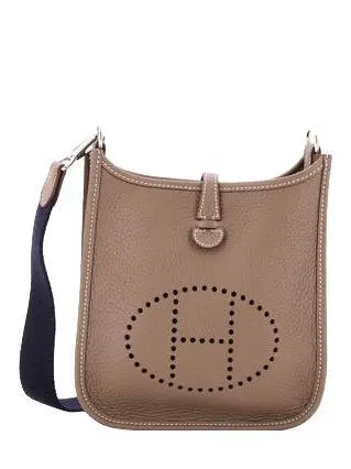 Hermès Evelyne Bag Gen Iii Clemence Tpm - Grey