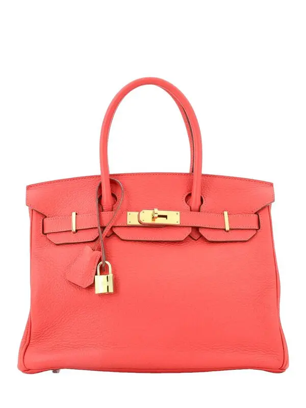 HERMES Birkin Handbag 30 - Rose Jaipur