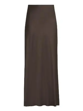 Brunello Cucinelli Bias-cut Maxi Skirt - Cocoa