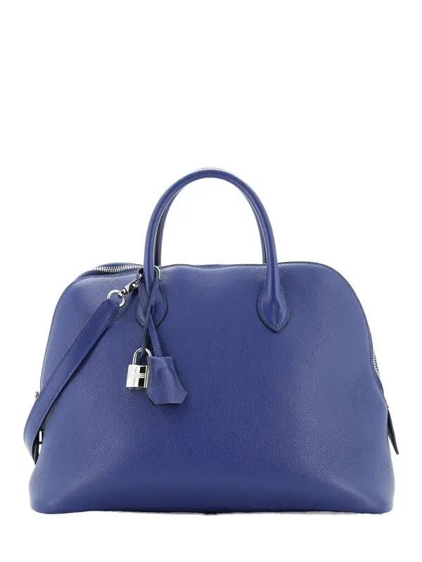 Hermès Bolide 1923 Bag Evercolor 30 - Bleu Saphir