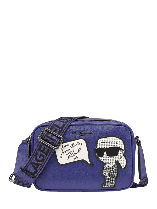 Karl Lagerfeld Paris Maybelle Crossbody Bag - Blue Violet