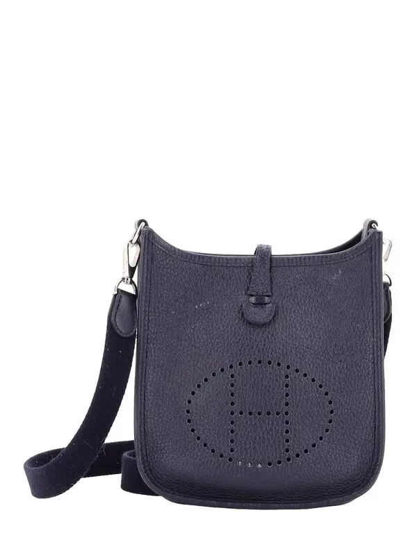 HERMES Evelyne Bag Gen Iii Clemence Tpm - Bleu Nuit