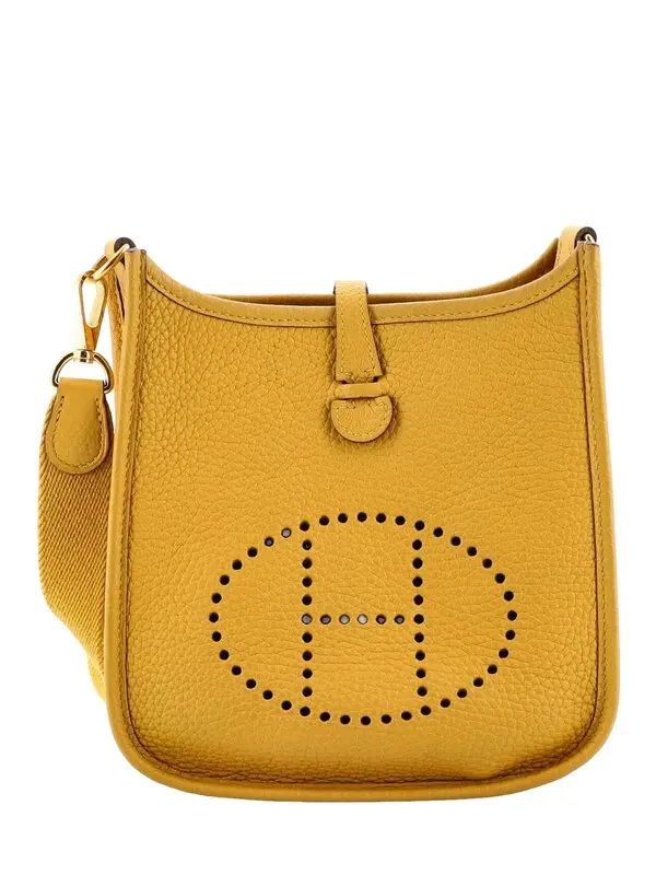 HERMES Evelyne Bag Gen Iii Clemence Tpm - Jaune Ambre