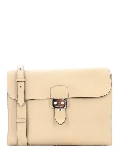 HERMES Sac A Depeches Messenger Bag Verso Evergrain 29 - Verso - Trench/alezan