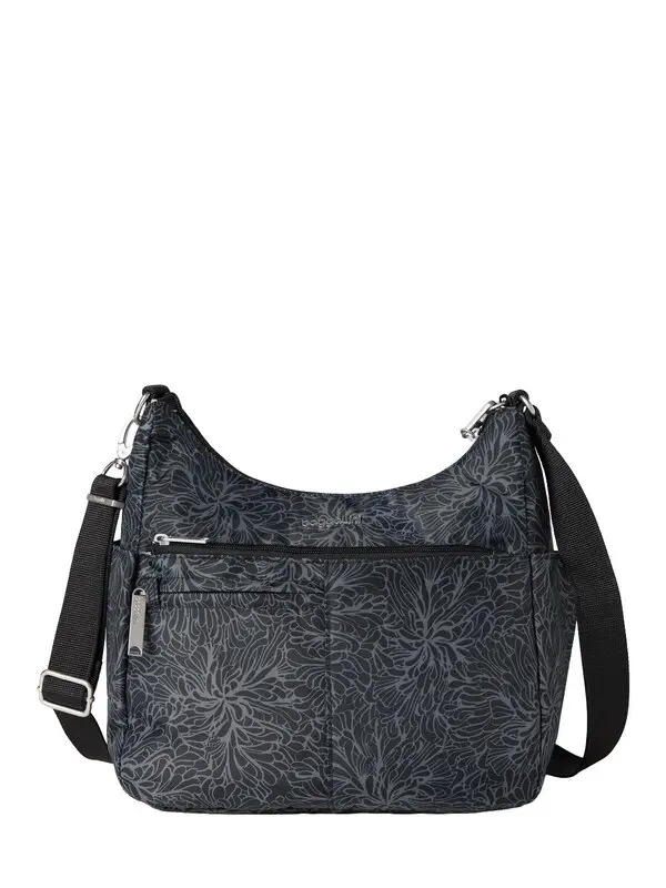 BAGGALLINI Securtex Anti-theft Free Time Crossbody Bag - Midnight Blossom
