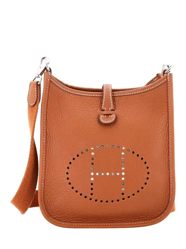 HERMES Evelyne Bag Gen Iii Clemence Tpm - Gold