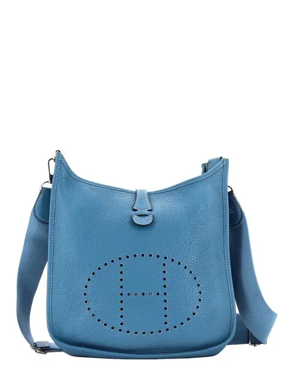 HERMES Evelyne Bag Gen Iii Clemence Pm - Bleu Jean
