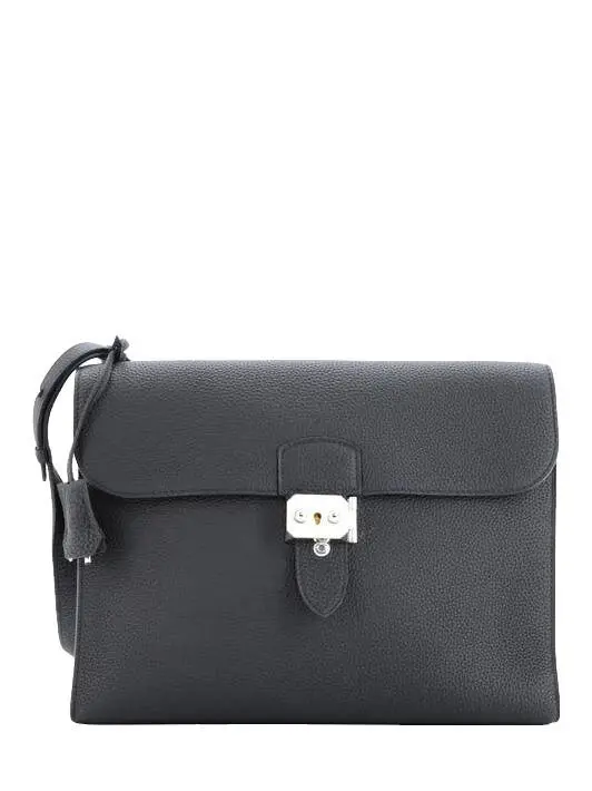 HERMES Sac A Depeches Messenger Bag Togo 29 - Noir