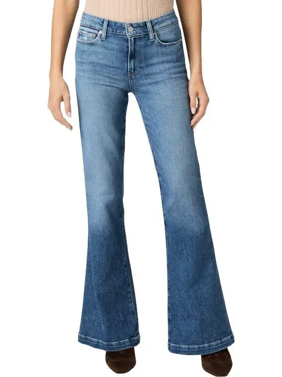 Paige Genevieve High-waist Bootcut Jeans - Bookshelf