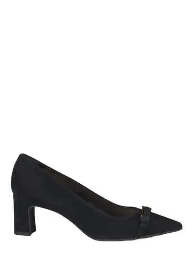 Agl Didi Cap-toe Pump - Velour Black