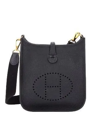 Hermès Evelyne Bag Gen Iii Clemence Tpm - Black
