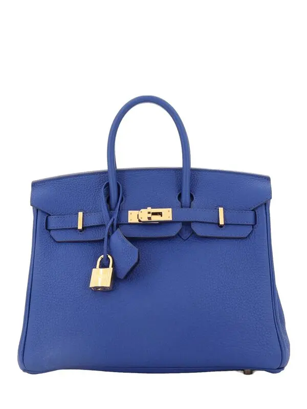 HERMES Birkin 25 Handbag - Bleu Royal