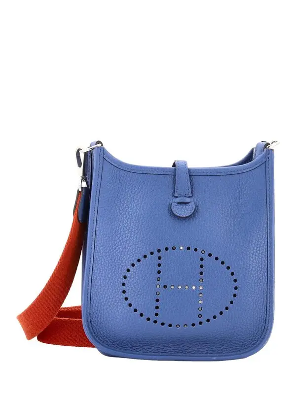 HERMES Evelyne Bag Gen Iii Clemence Tpm - Bleu Agate