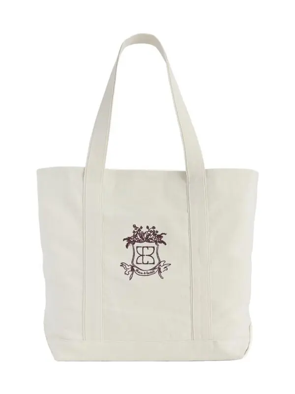 Everlane X Peace & Quiet Canvas Boat Tote - Bone