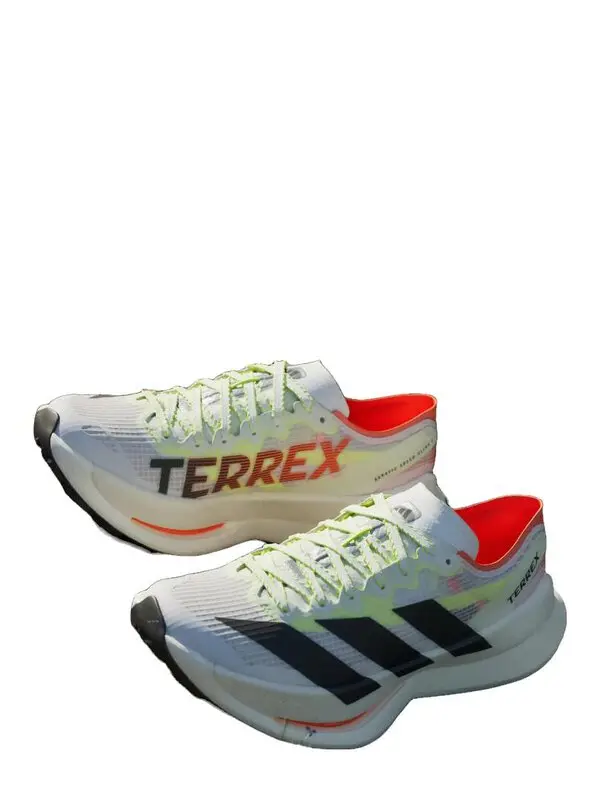 Adidas Terrex Agravic Speed Ultra 2 Trail Running Shoes - Cloud White / Core Black / Reflective Silver