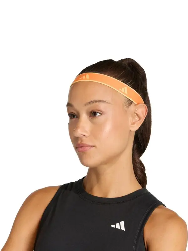 Adidas Multiple Width Training Headbands 3 Per Pack - Pure Orange / Semi Ice Tangerine / Orbit Grey / White