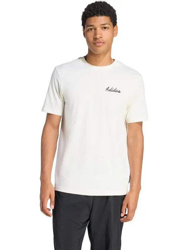 Adidas Novelty Bowl Graphic T-shirt White - Off White