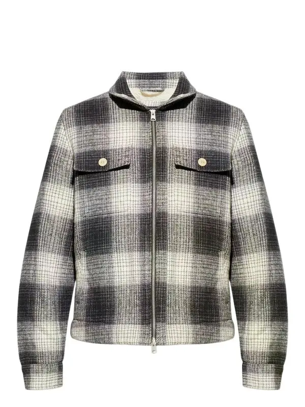 ALLSAINTS Matheson Checkered Jacket - Black