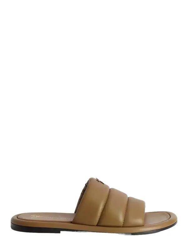 GIUSEPPE ZANOTTI Harmande Padded Slides - Brown