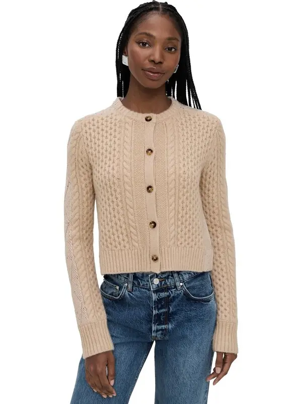 LA LIGNE Mini Nuage Cardigan - Oat
